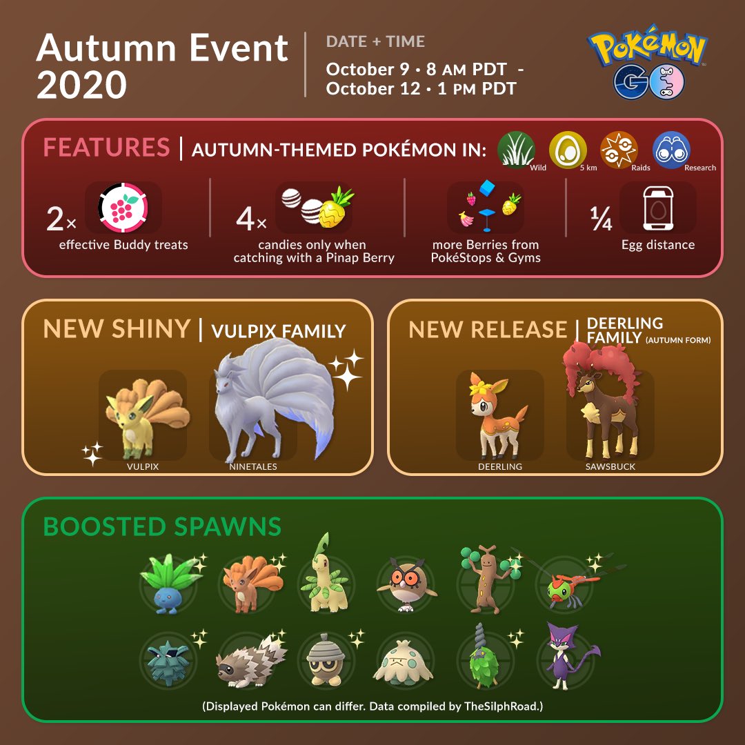 Pokémon GO: Autumn Event