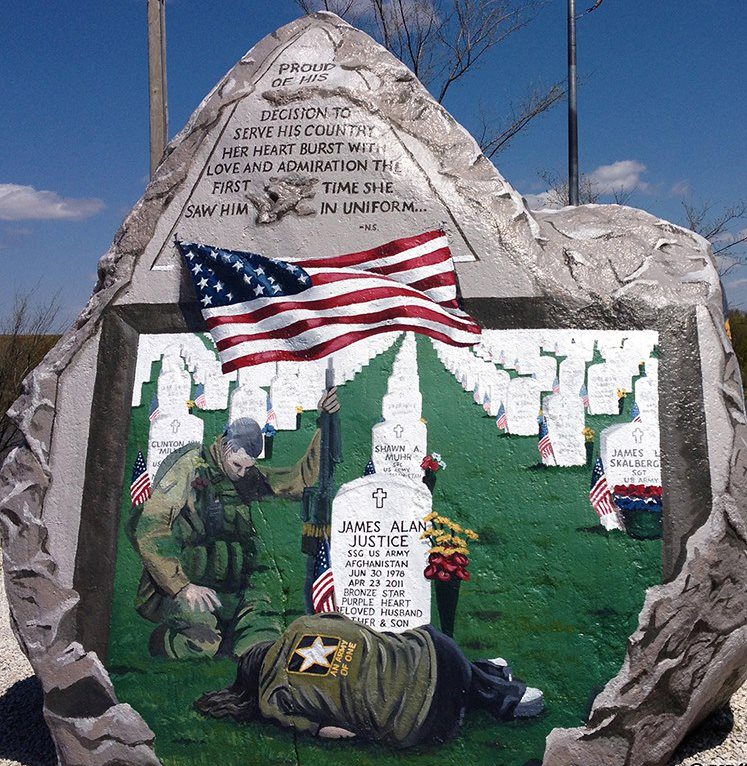 Red Bull Rising: Polk County is First on Muralist's 'Freedom Rock' Tour