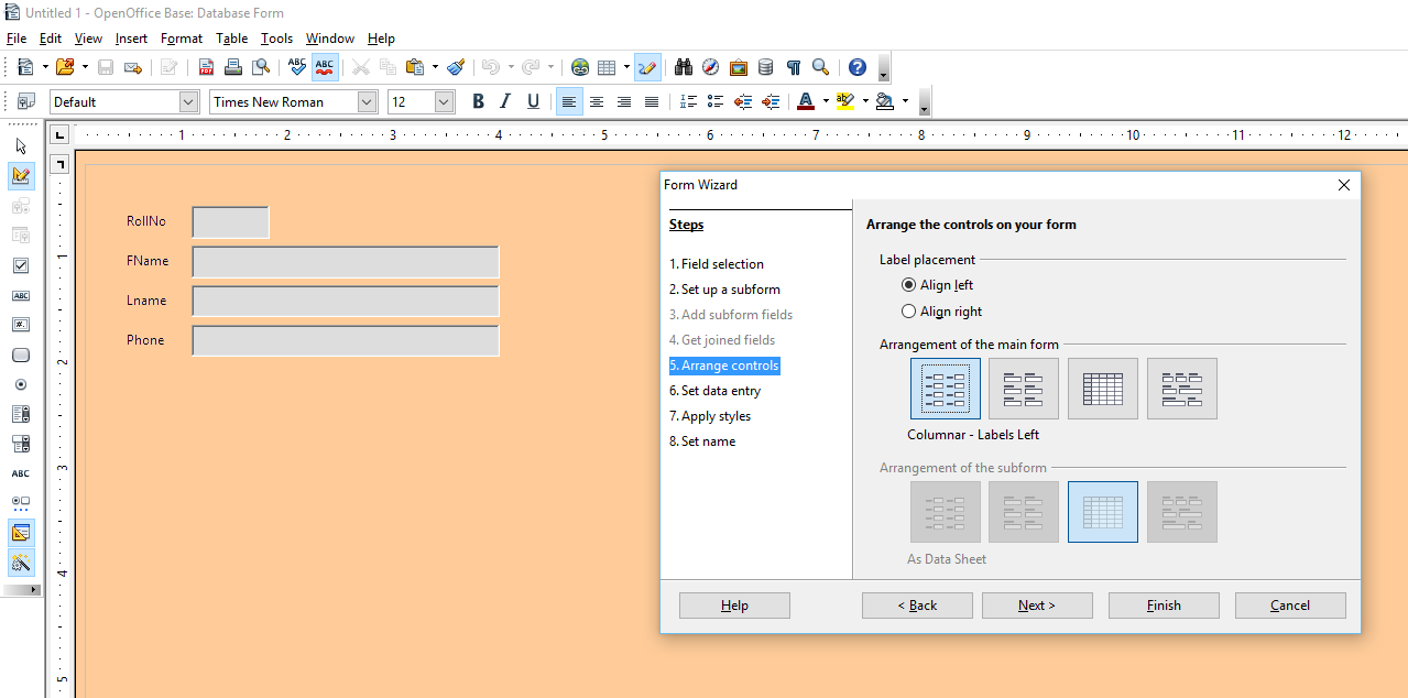 Class 10 IT | Chapter- Database Management System | Topic- Create Form ...
