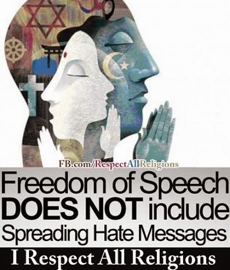 I respect All Religions: Spread Peace , Love and Harmony