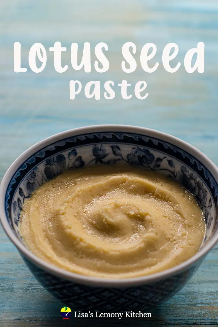 Homemade Lotus Paste - Lisa's Lemony Kitchen