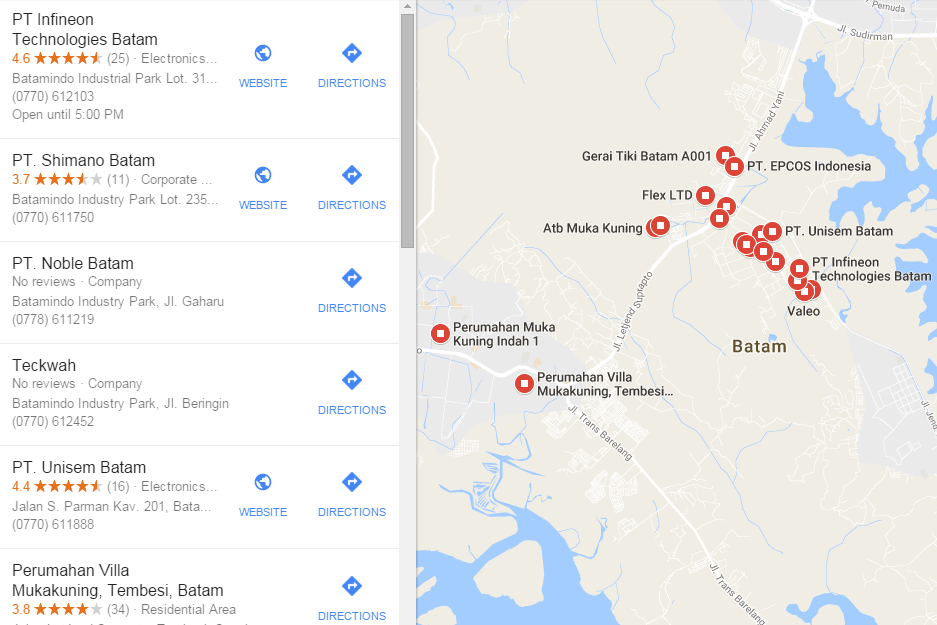 Daftar Nama PT yang ada di Muka Kuning Batamindo - Batam - Batam Now
