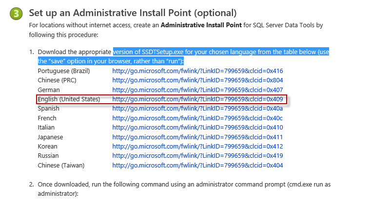 Bi Future Blog Installation Of Sql Server Data Tools