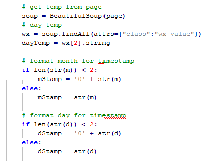 Valence Analytics: Python: Writing a Data Scraping Script
