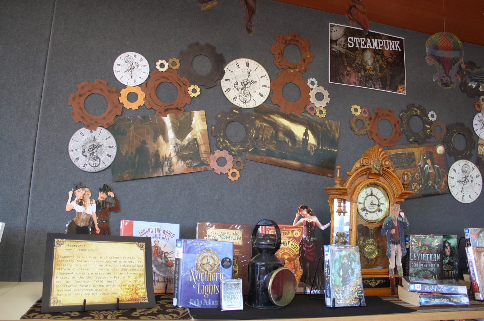 Library Displays: Steampunk