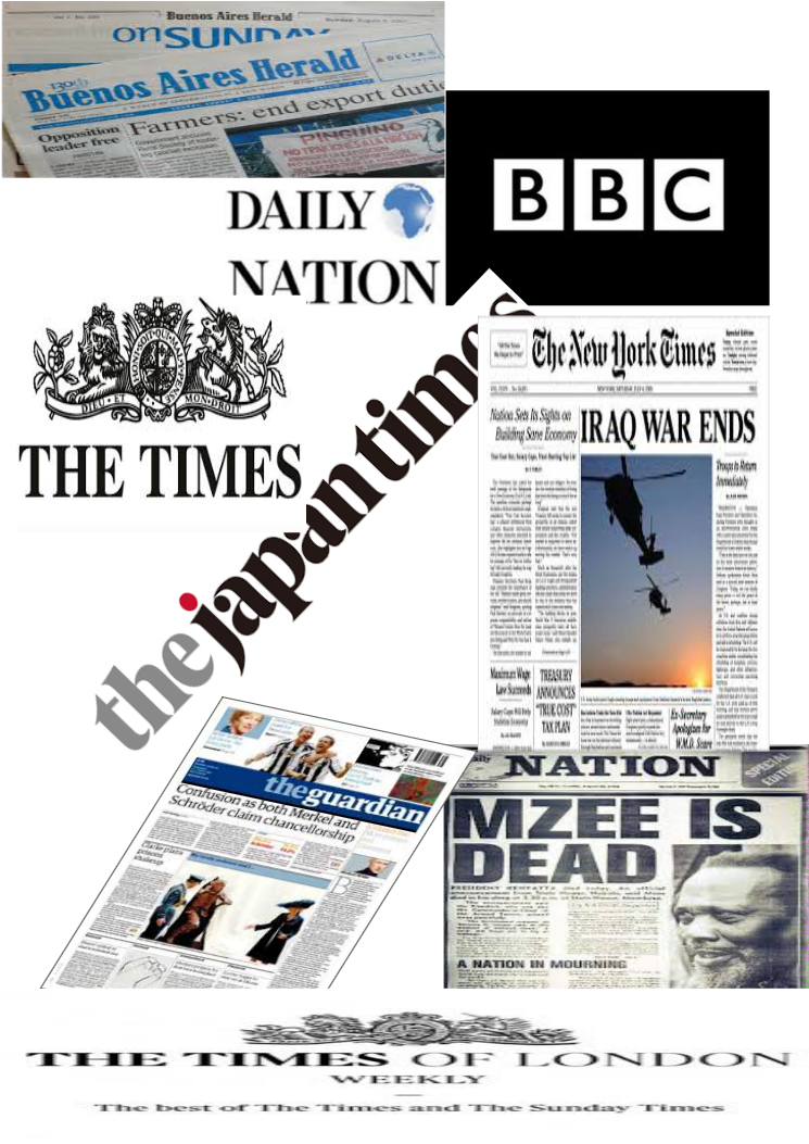 The EvenIng MOB : THE EVENING PAPER Headlining Papers in Seven ...