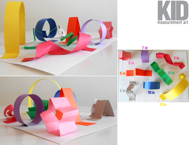 E is for Explore!: 3D Collage: Measuring