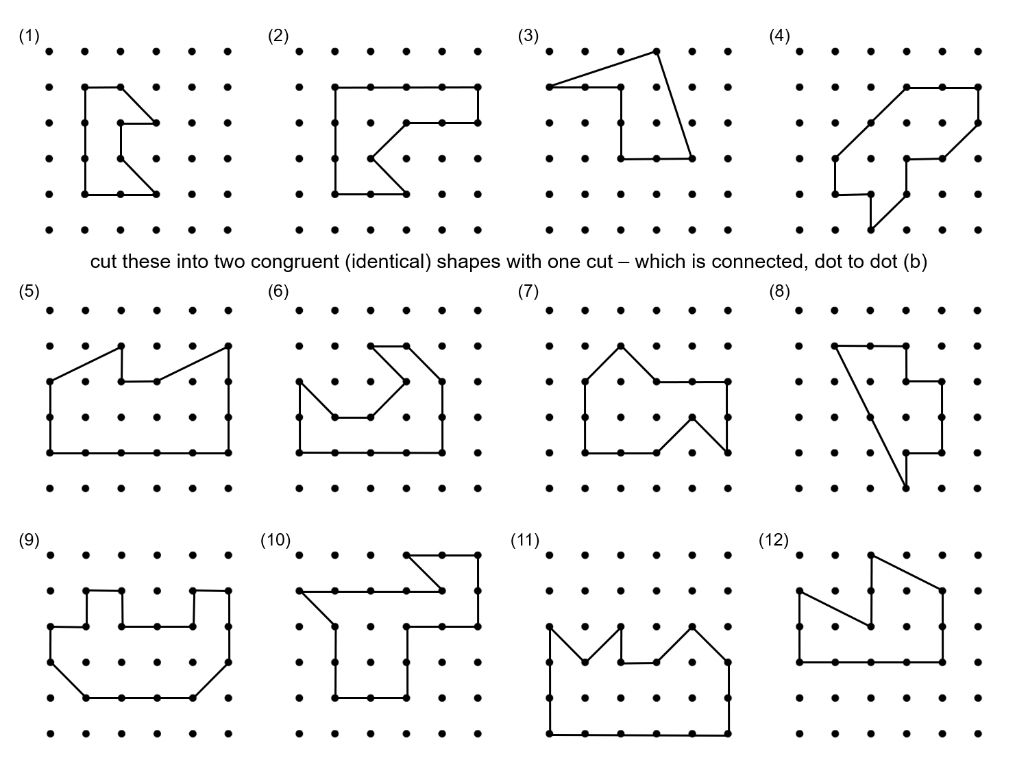 MEDIAN Don Steward mathematics teaching: congruent parts and similar parts