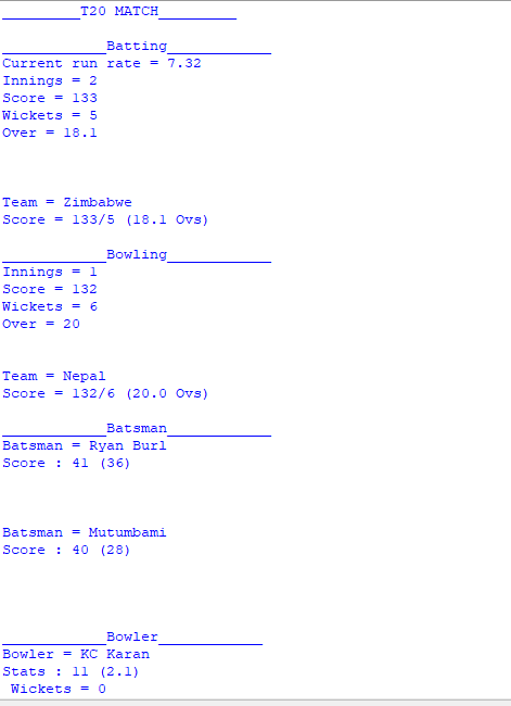Fetch Live cricket scores using python
