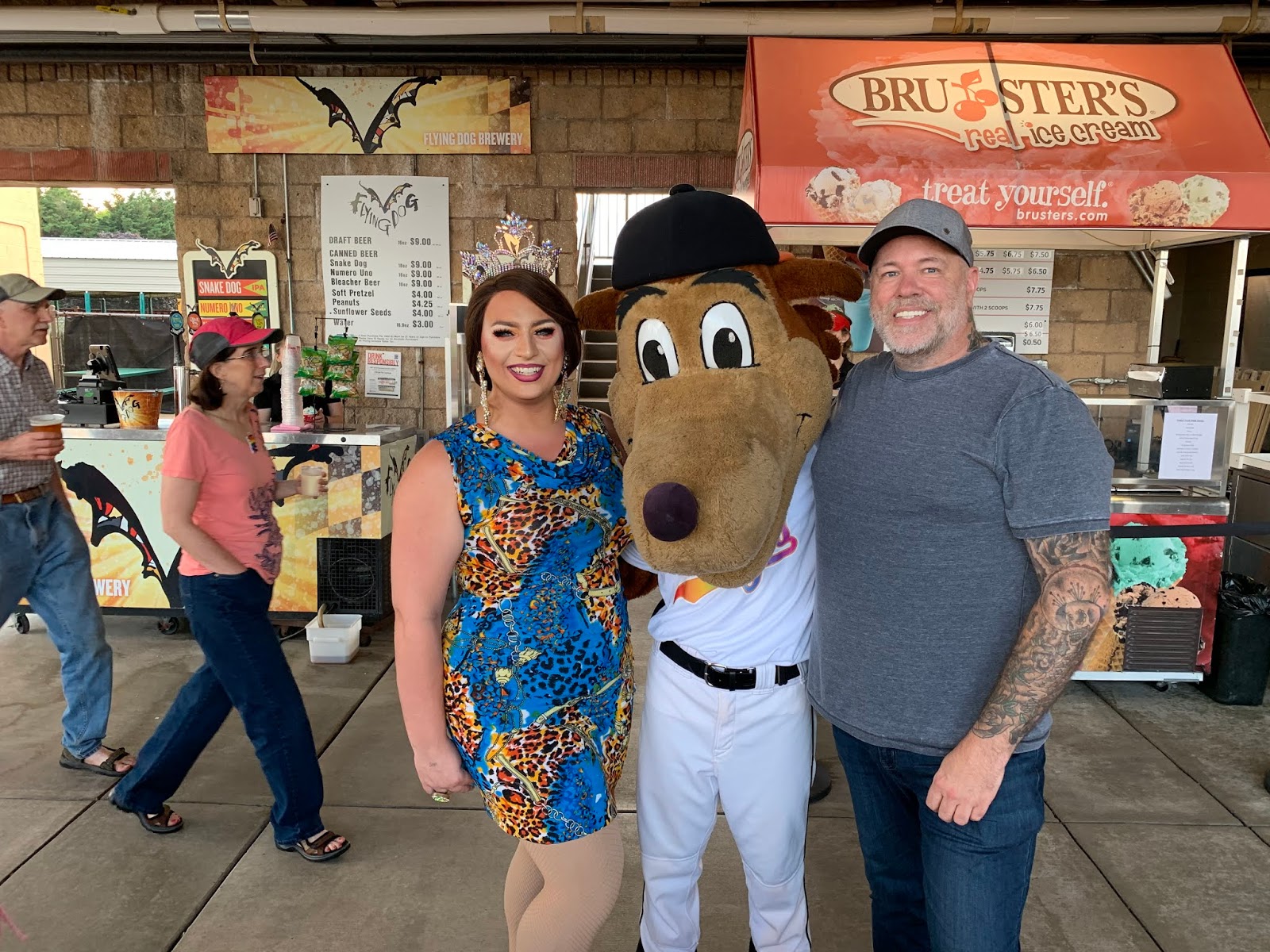 MGAZINE: Miss Gay Maryland America Throws First Pitch at Frederick Keys ...