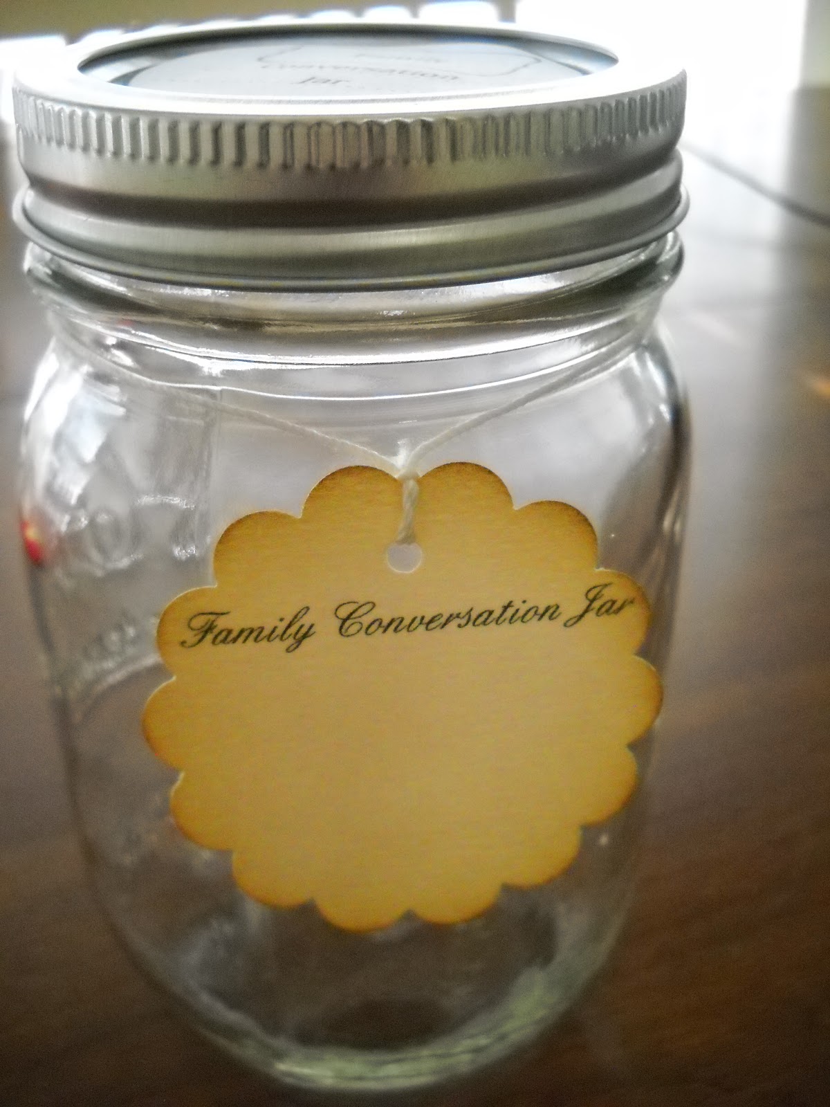 A Little Help Now and Then : Family Conversation Jar - February Giveaway