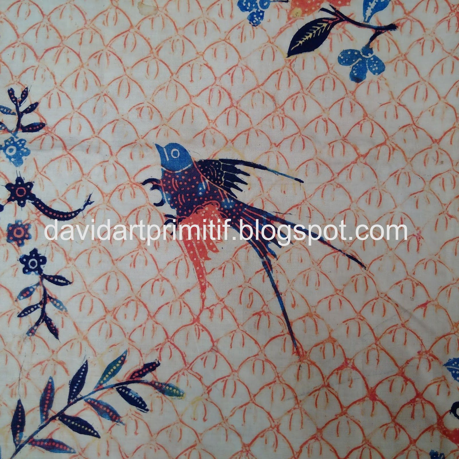 Art & Primitif: Sarung Batik Lasem Belanda Motif Buketan Merak