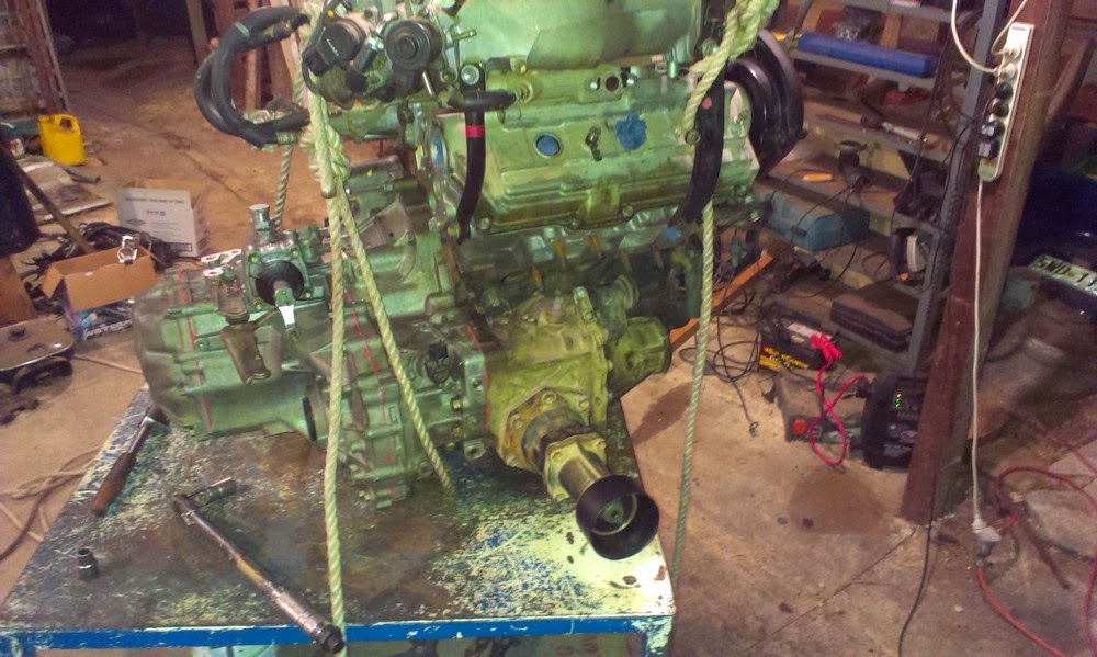 Rav4 3VZ V6 Conversion: AWD E53 Transaxle & Engine Assembly