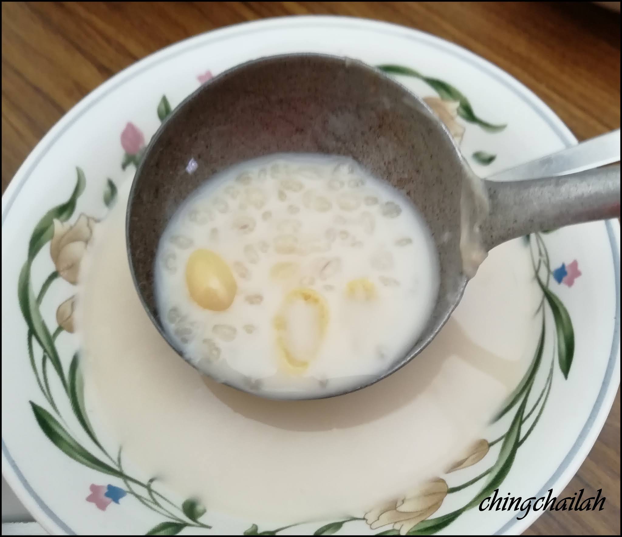 Simple Living In Nancy: Barley Ginkgo Dessert & Steamed Fish With Rice ...