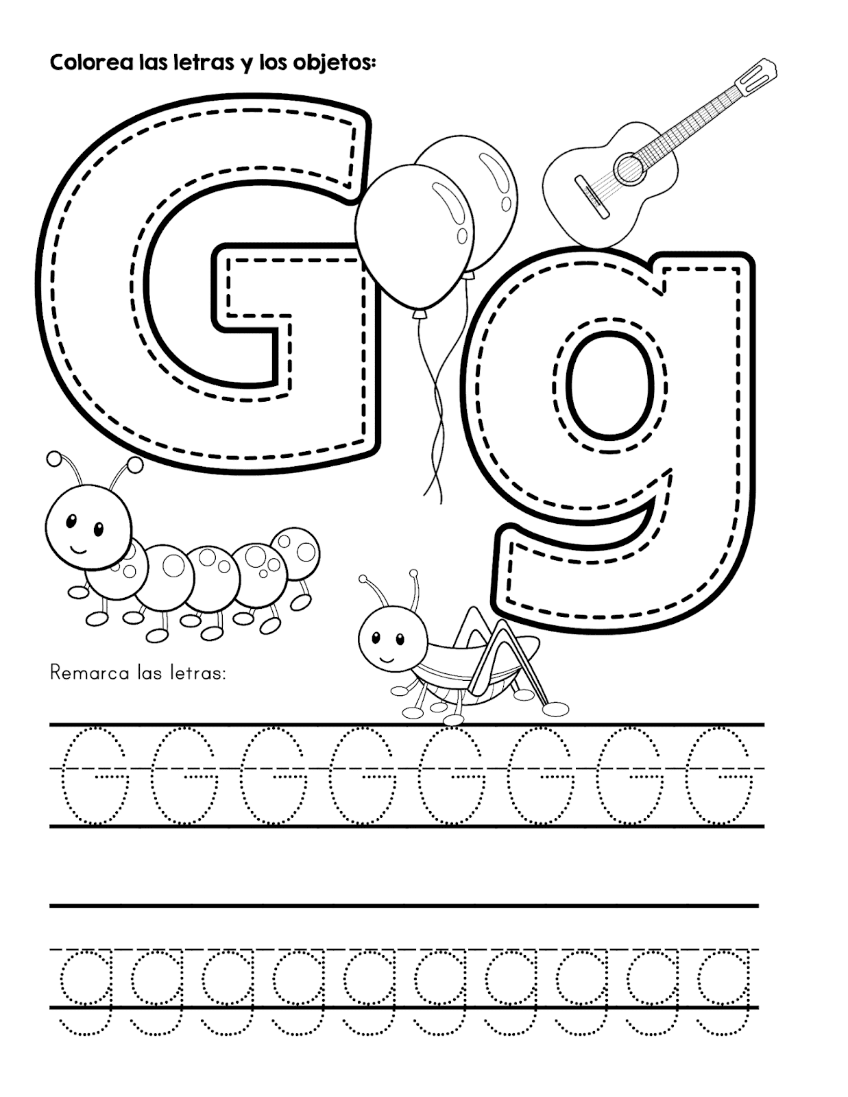 Abecedario para colorear | Materiales Educativos para Maestras