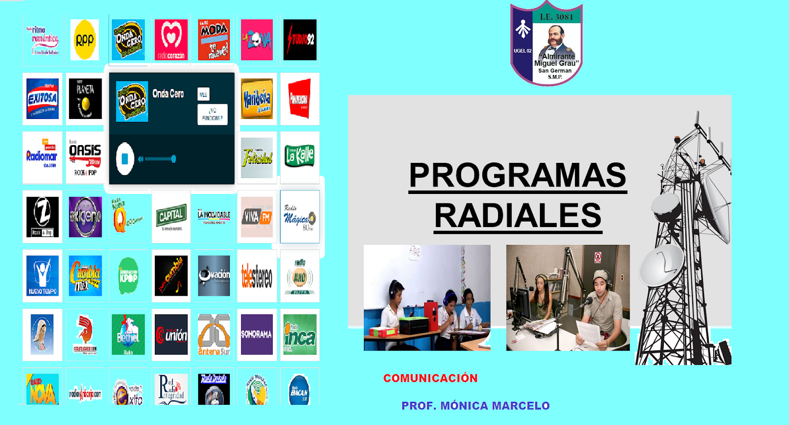 I.E. N° 3081 "ALMIRANTE MIGUEL GRAU SEMINARIO" : “RECONOCEMOS LAS ...