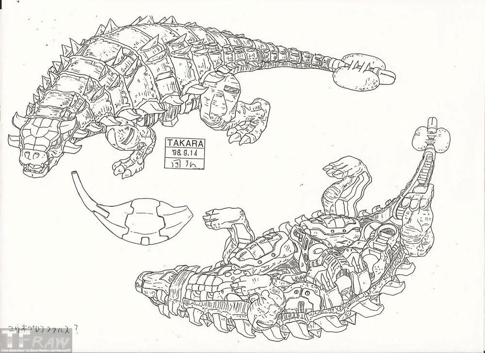Beast Wars Neo Model Sheets