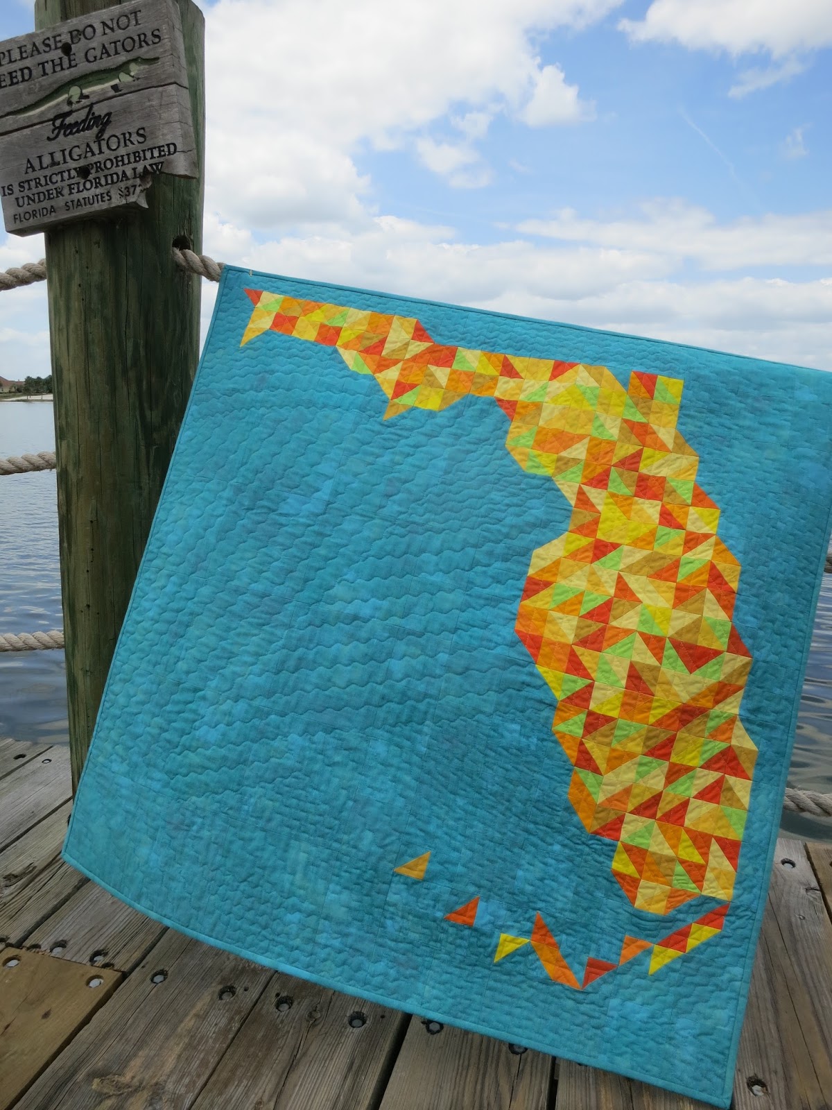 Flourishing Palms: Florida Quilt