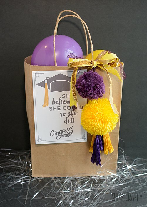 She's Crafty: Graduation Gift- money balloons