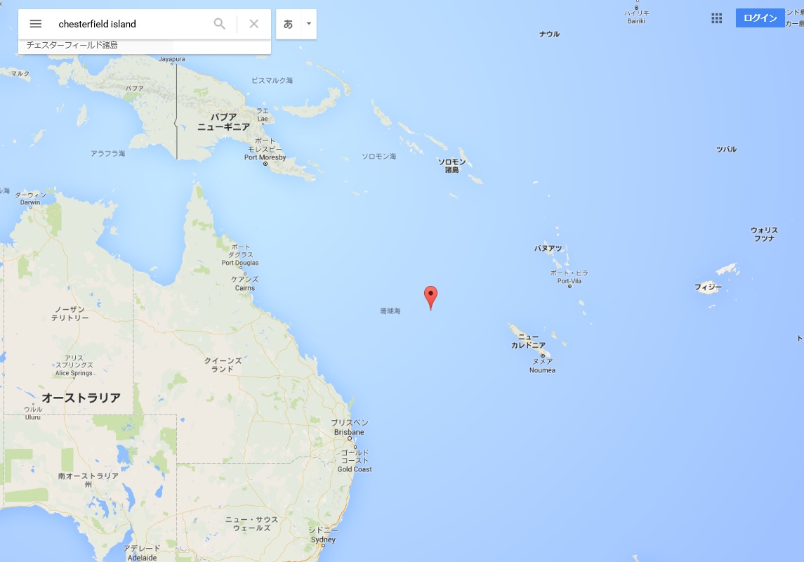 JH1QKG: Chesterfield Island