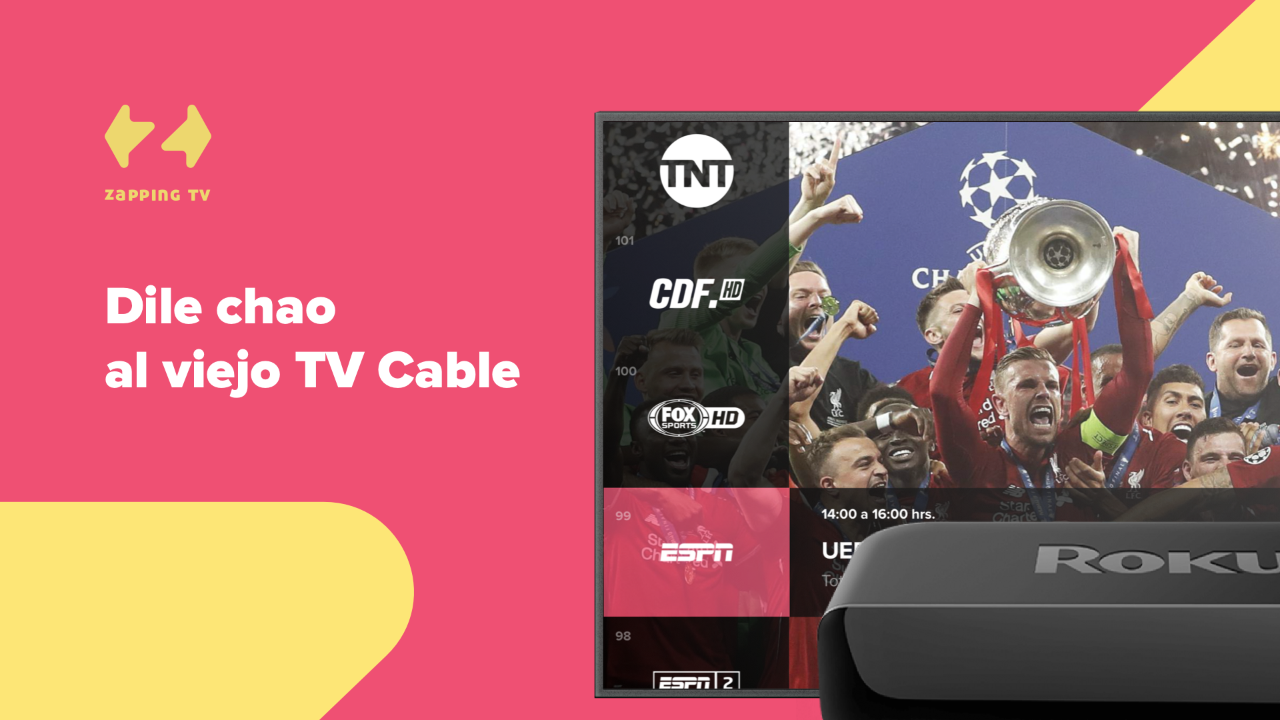 Zapping (Chile) | Canal Roku | Contenido de Pago, Deportes, Televisión ...