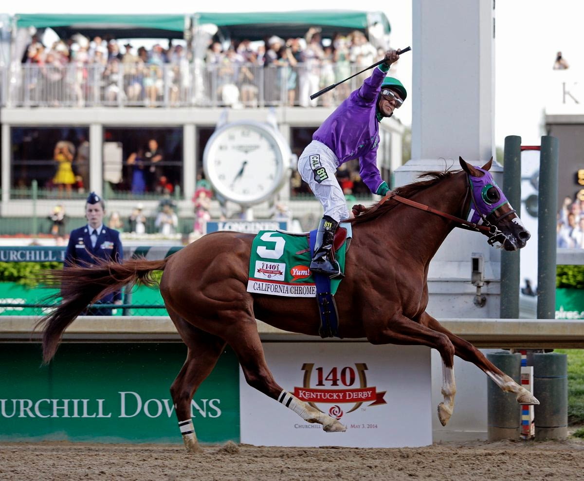 America: California Chrome incoronato Horse Of The Year 2014 con 143 ...