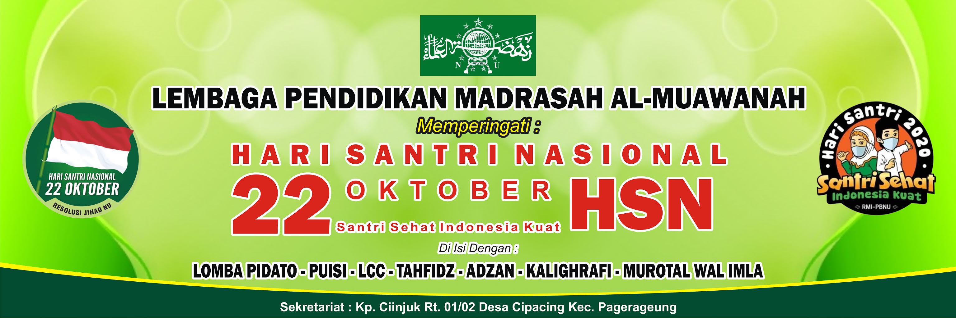 Download Spanduk Hari Santri Nasional.cdr - KARYAKU