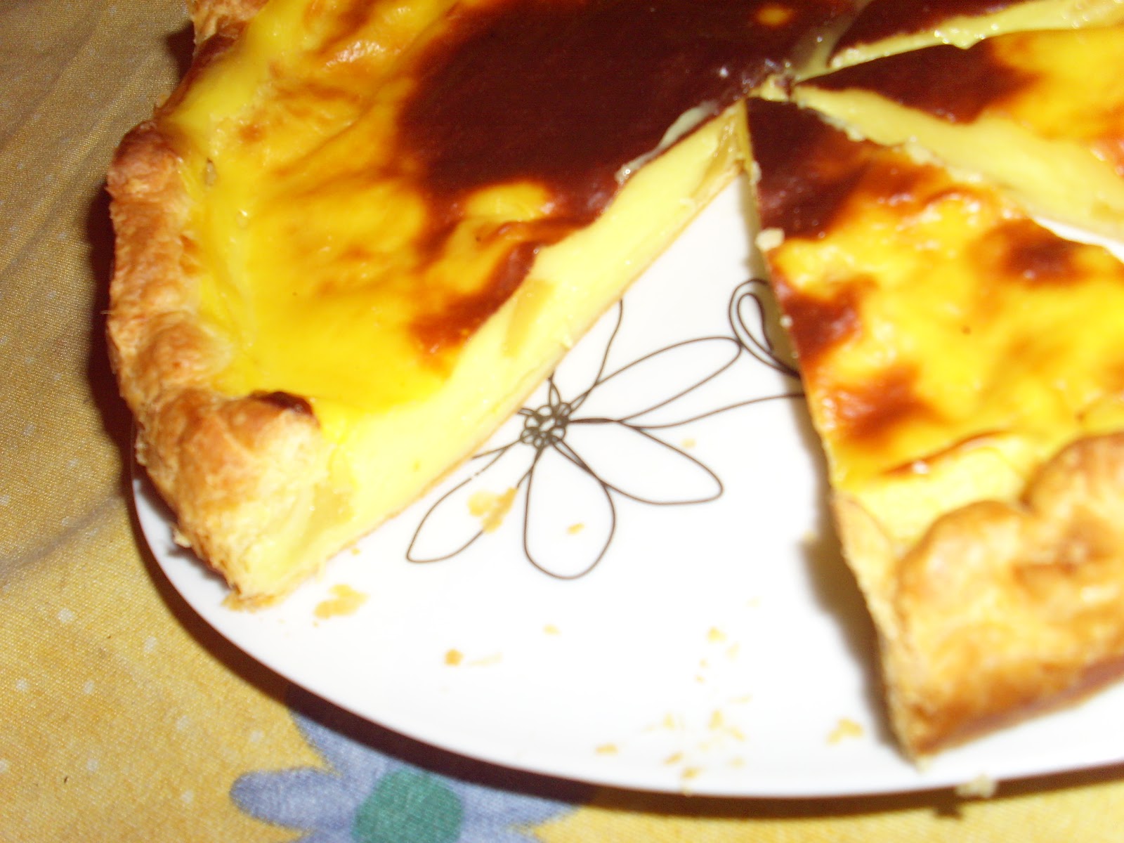 Pratos da Bela: Tarte de nata com maça