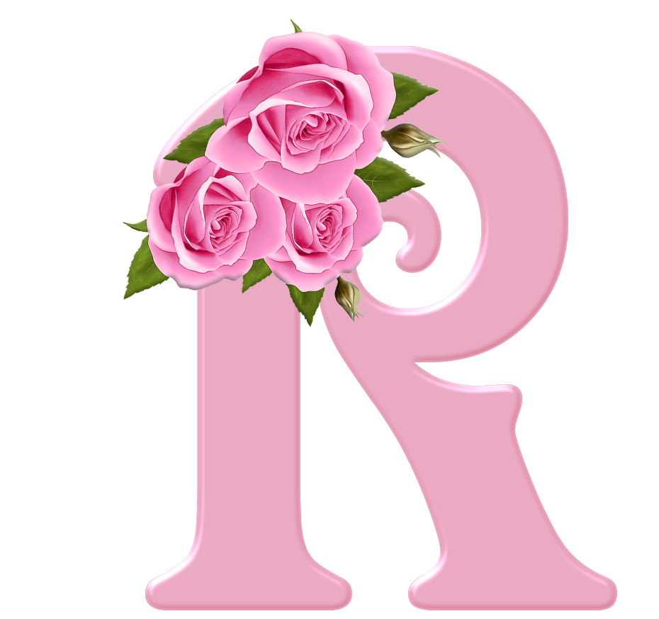 Sussurro de Amor: Alfabeto Rosas cor de Rosa 2