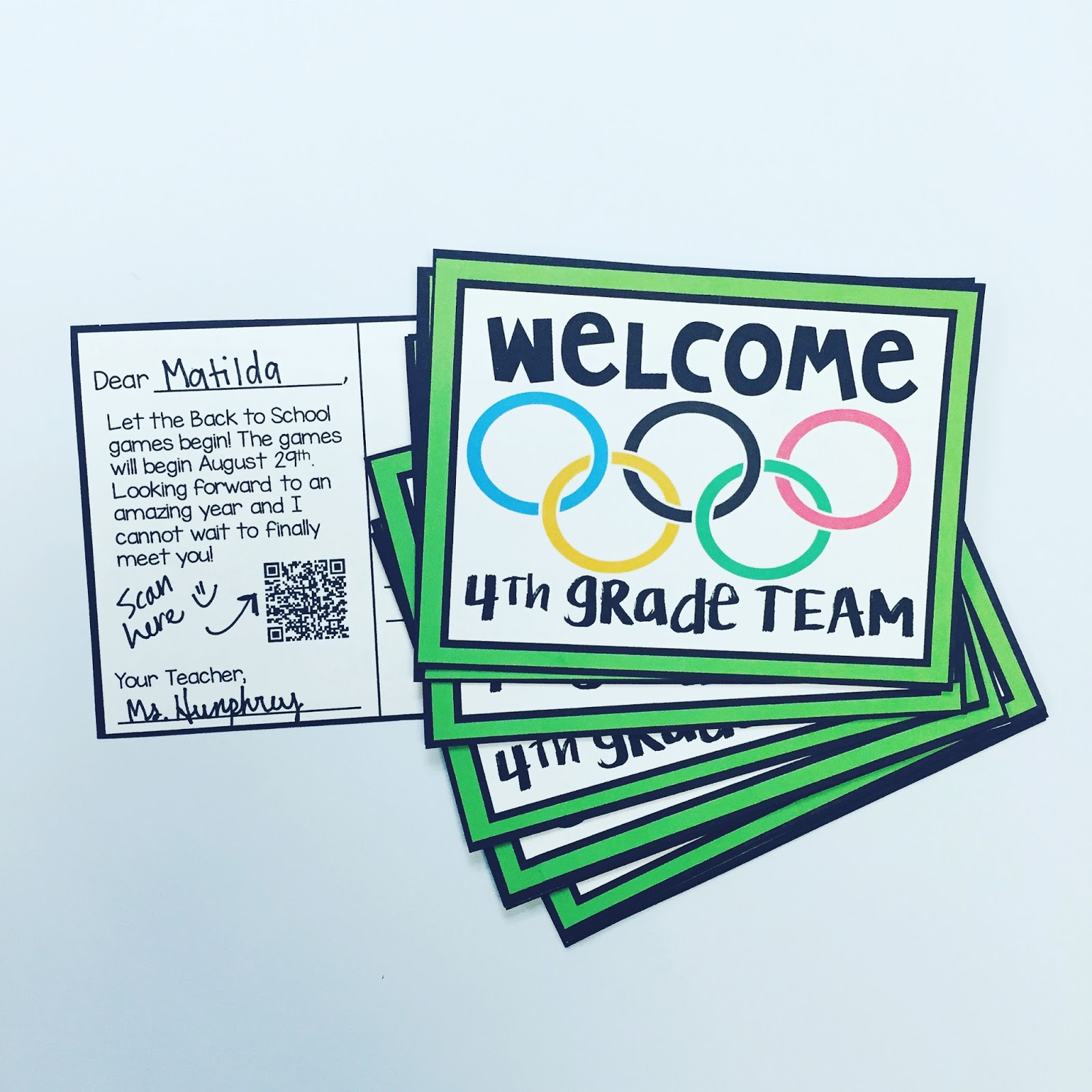Teaching and so Fourth: Editable Postcard Templates