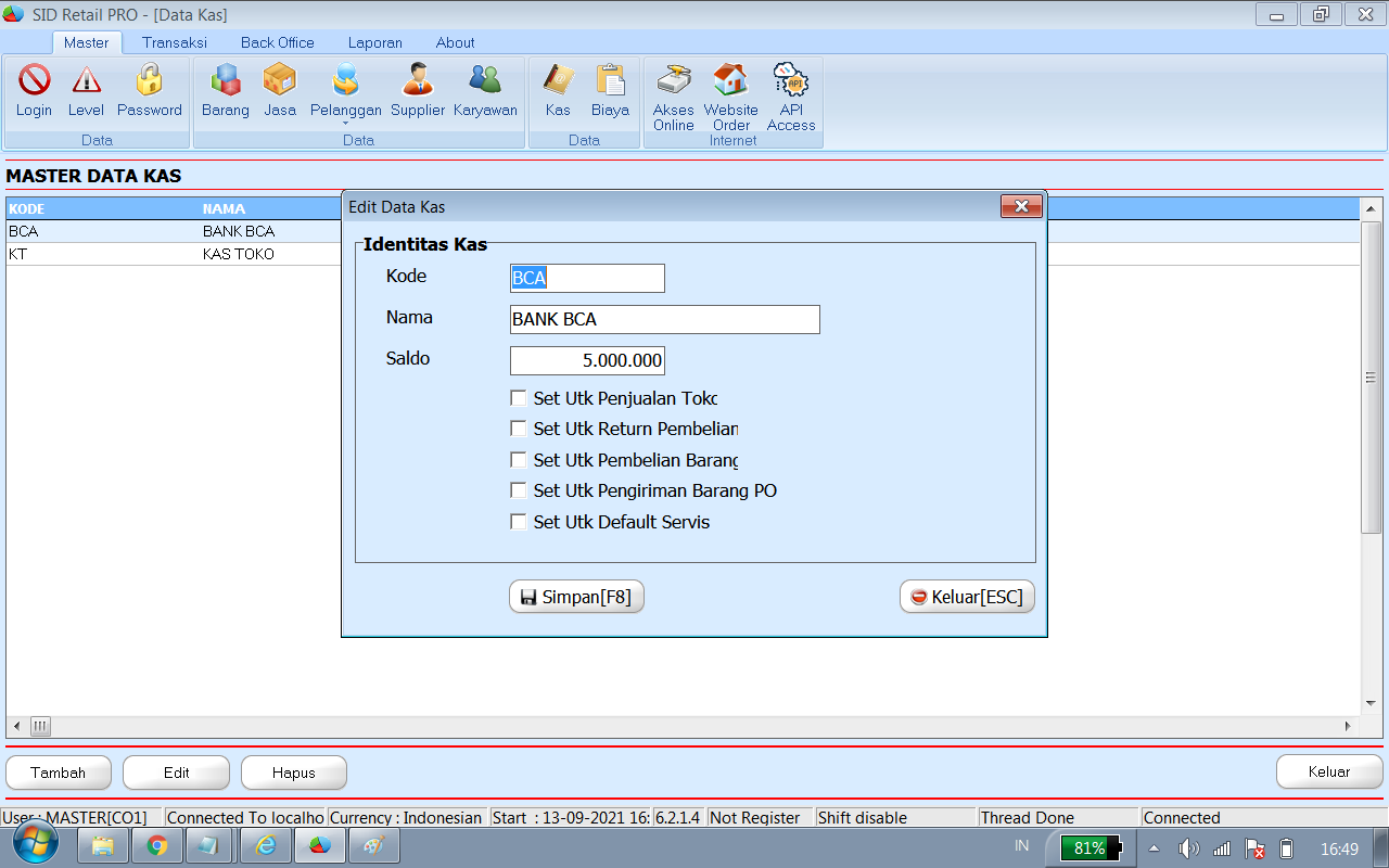 Database Toko Yang Lengkap Dan Berkwalitas