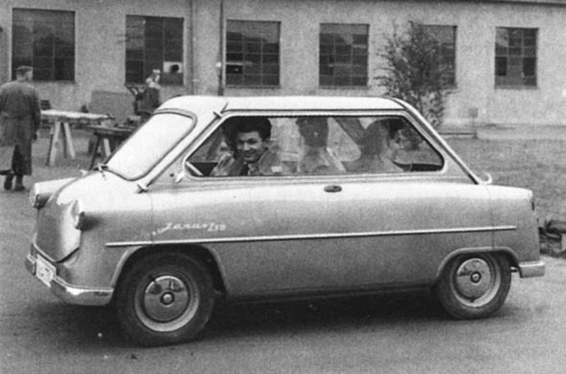 Vintage Photos of Two-Faced German Microcar Zündapp Janus From the Late ...