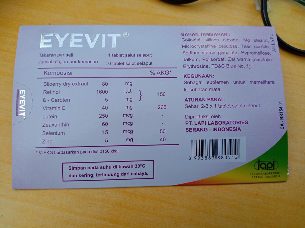 √ Jaga Kesehatan Mata dengan Eyevit, Bantu Produktivitas Harian dari Rumah