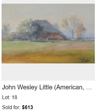 Valley Girl Views: John Wesley Little - The Artist From Picture Rocks