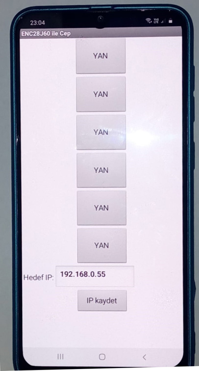 Elektronik Ve İşlemciler Enc28j60 Ve Arduino Ile Cep Telefonu Haberleşmesi