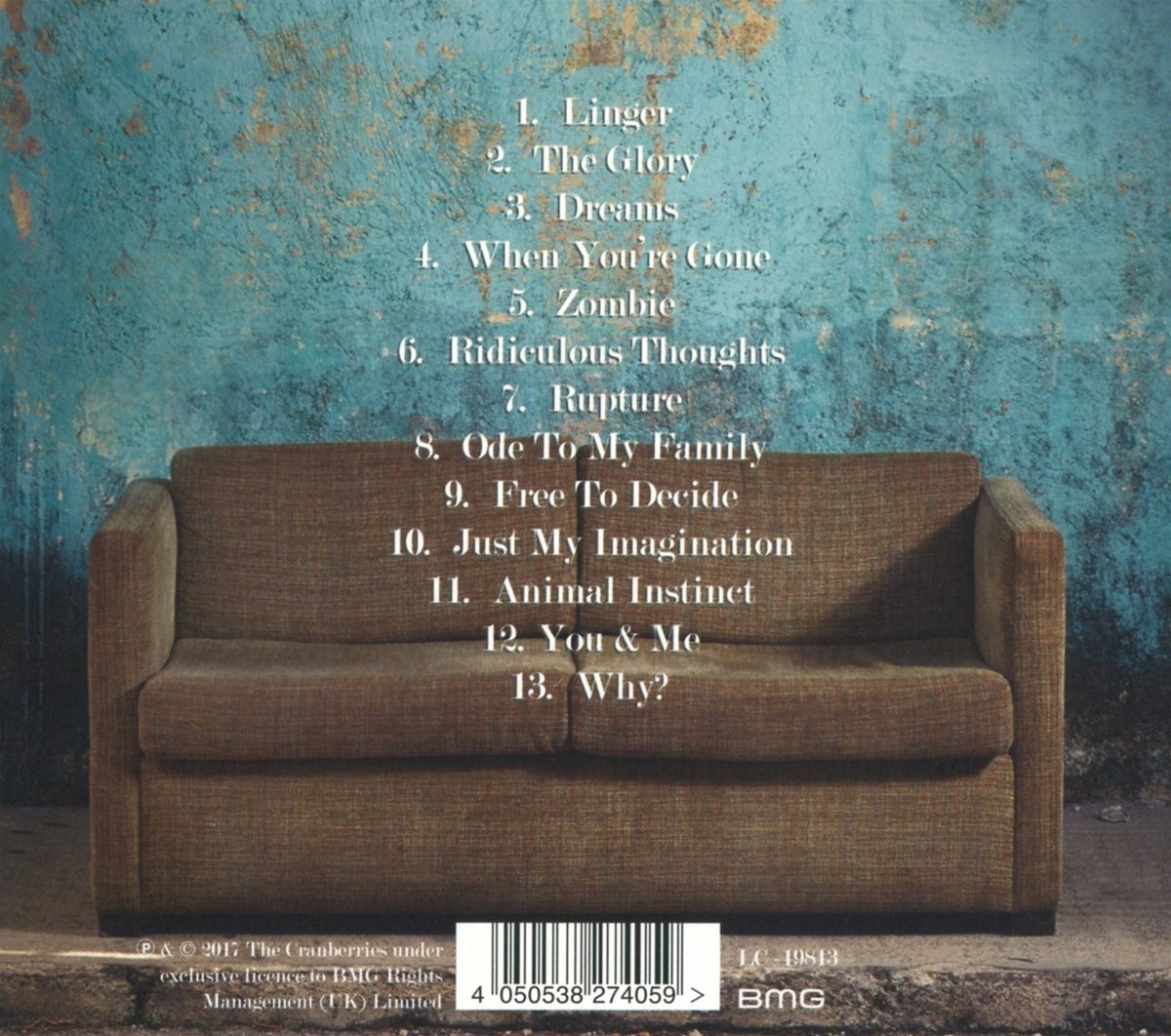 Classic Rock Covers Database: The Cranberries - Something Else (2017)