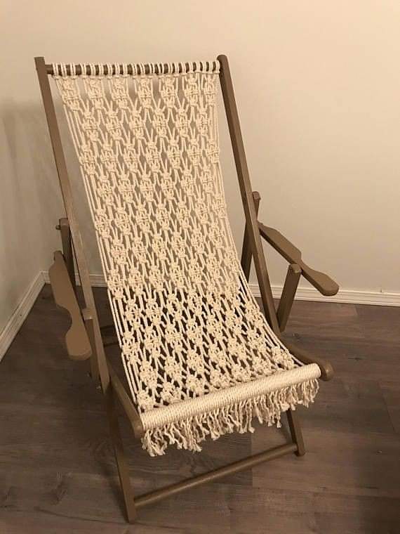 Woven Rope Easy Chair