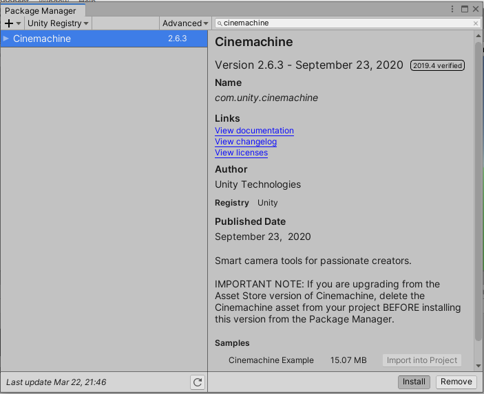 How To Make The Camera Follow The Player Using Cinemachine Unity Game Development Tutorial