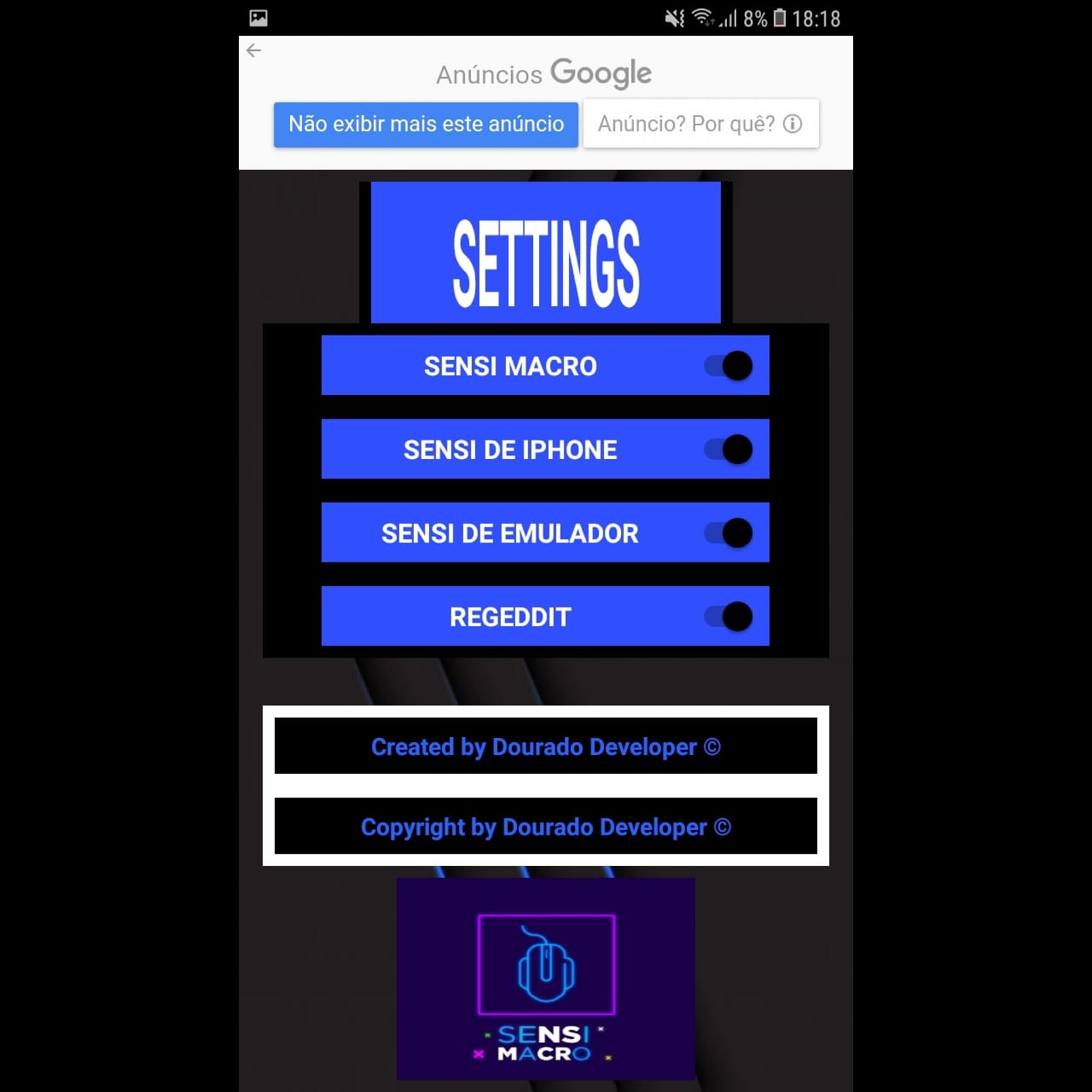 SENSI MACRO, COMO FUNCIONA - SEU ANDROID