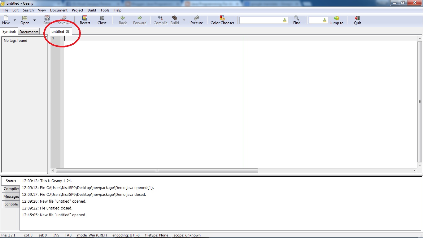 Java Programming For Absolute Beginners Hello World Program With Geany Ide