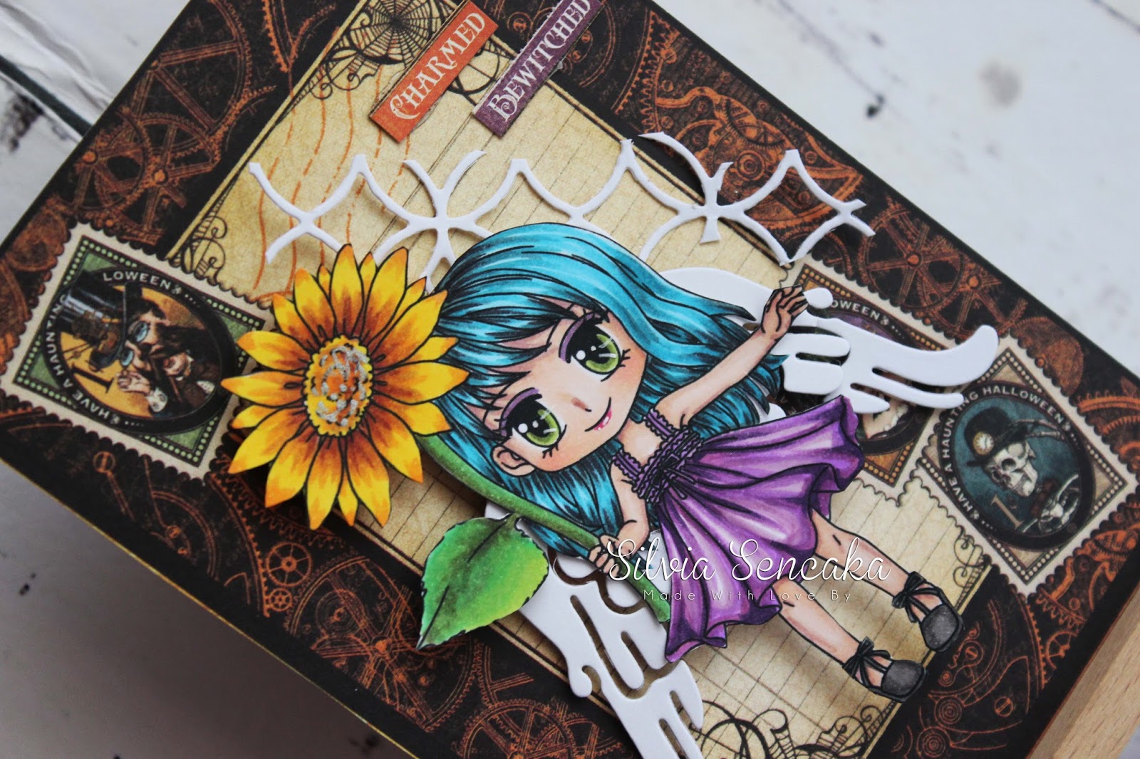 My Craft Diary: Art by Miran Challenge #73-Sunflower Sara