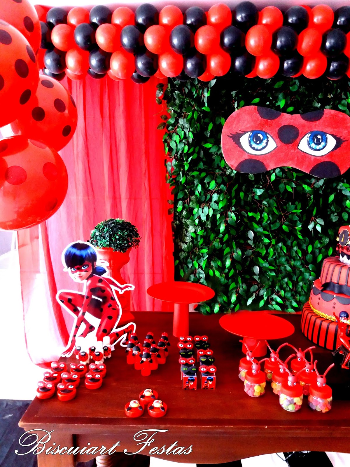 Biscuiart Festas: FESTA Ladybug, DECORAÇÃO Ladybug, Mimos LadyBug