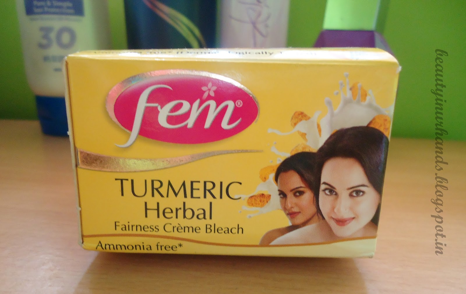 Beauty In Your Hands: Fem Turmeric Herbal Fairness Cream Bleach Review