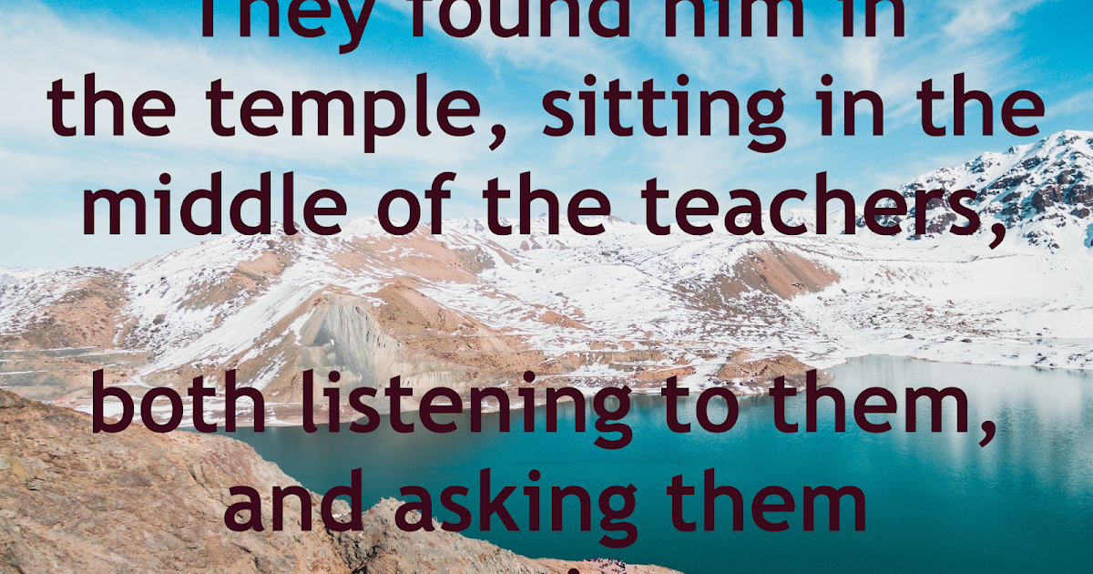 Luke 2 46