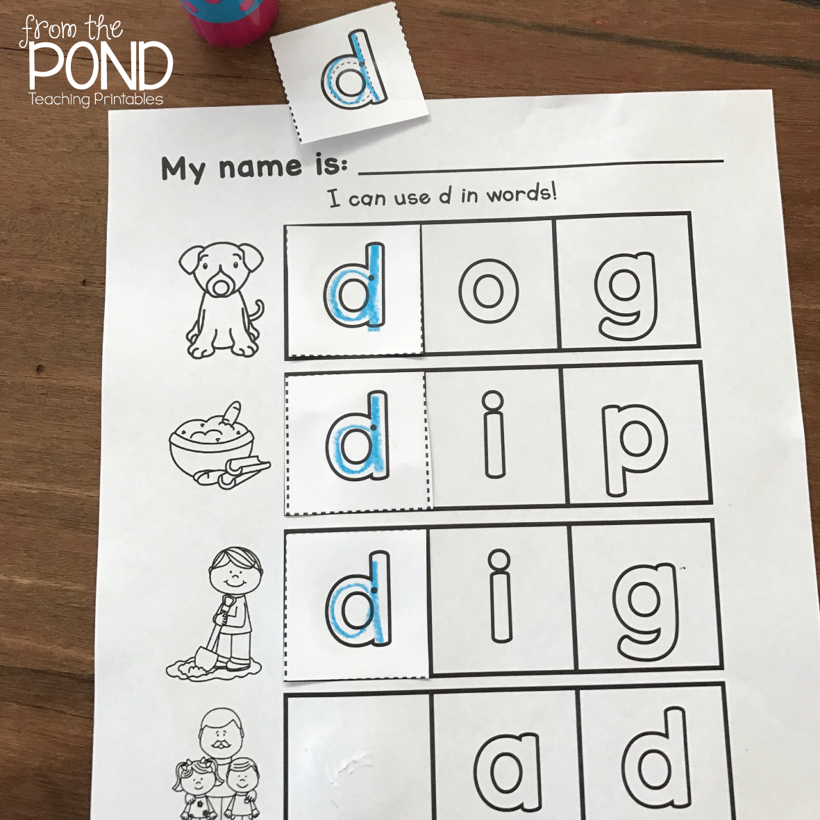 Let's Learn the Letter Dd | From the Pond