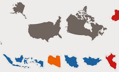 The Presurfer: Countries By Area
