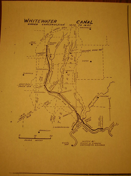 Industrial History: Indiana Canal Overviews (Wabash & Erie, Whitewater)