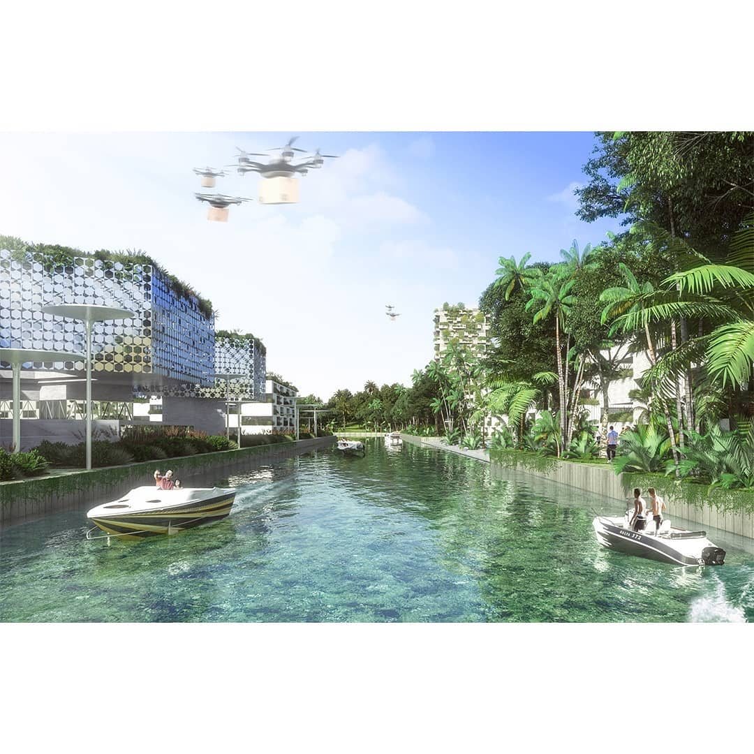 Futuristic house in 2050