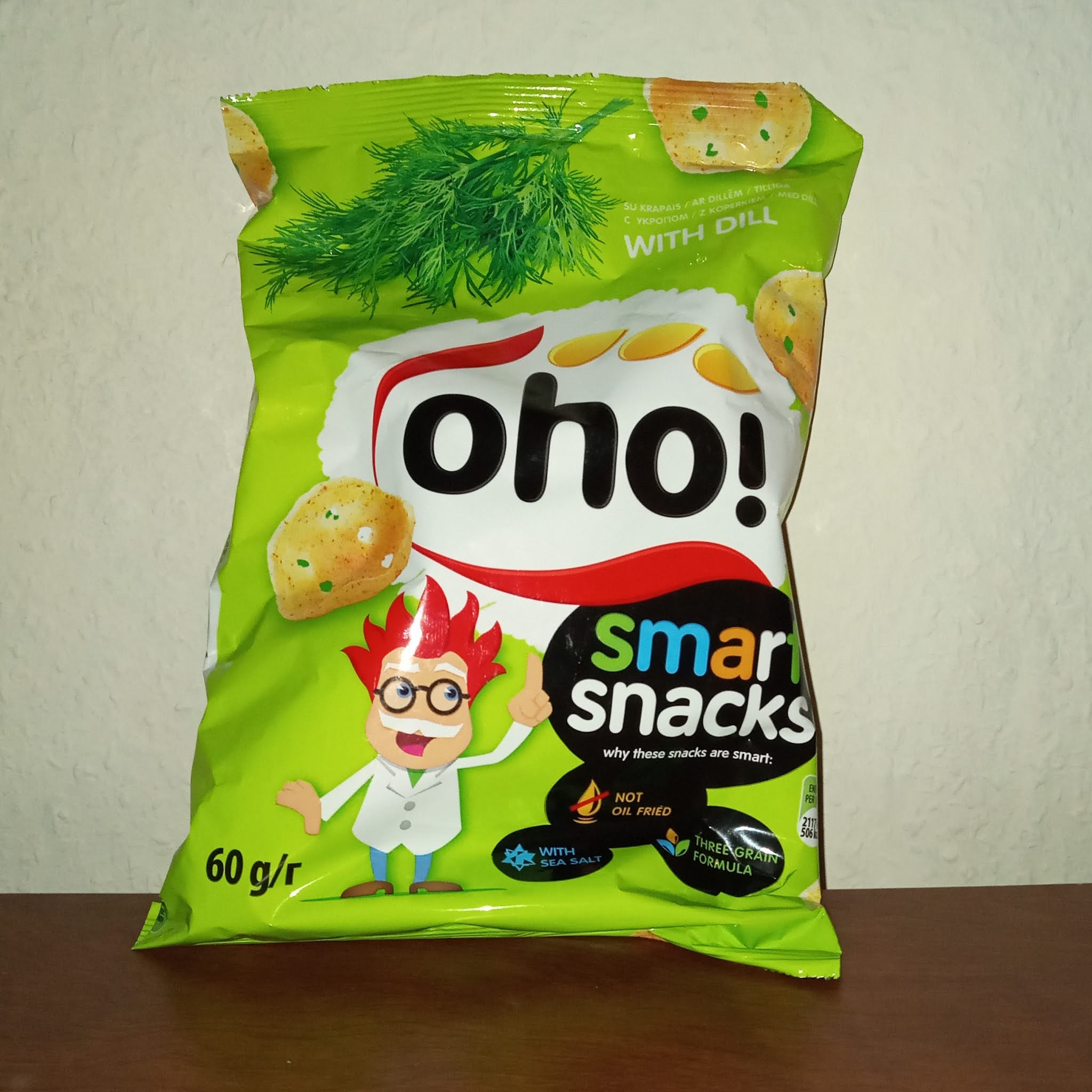 Supersupergirl's Food Reviews: [Review] oho smart snacks with dill
