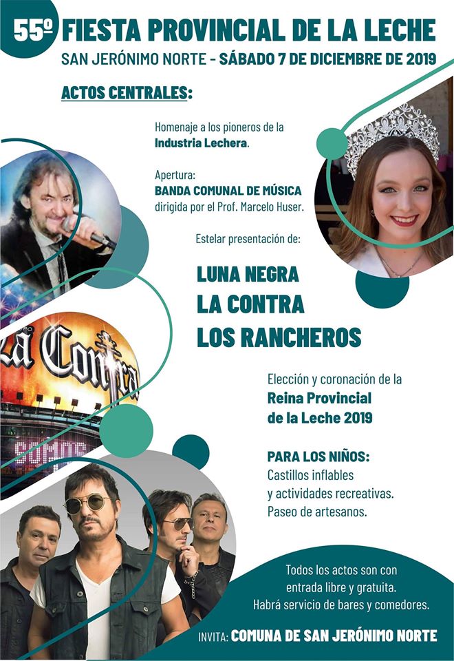 Fiesta de la Leche, San Jerónimo Norte, Santa Fe.
